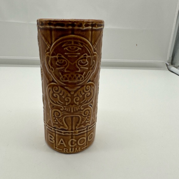 Bacoo Rum | Dining | Vintage Bacoo Rum Ceramic Brown Tiki Mug | Poshmark